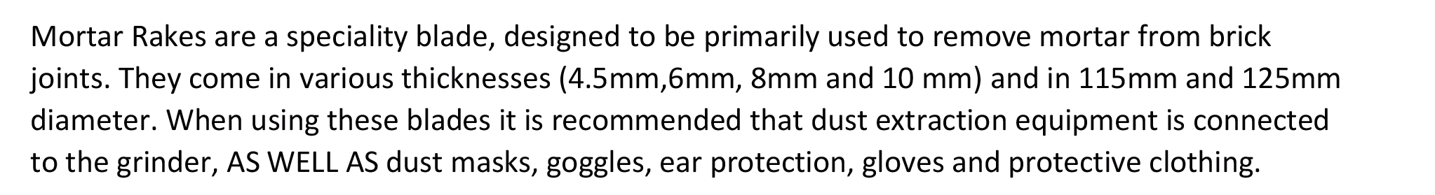 Mortar Rakes - PMH Supplies Ltd